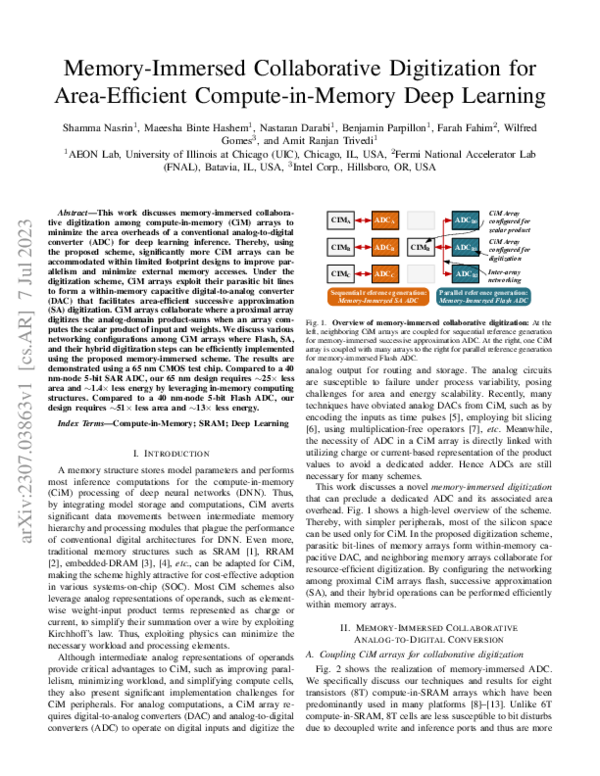 (PDF) Memory-Immersed Collaborative Digitization for Area-Efficient ...