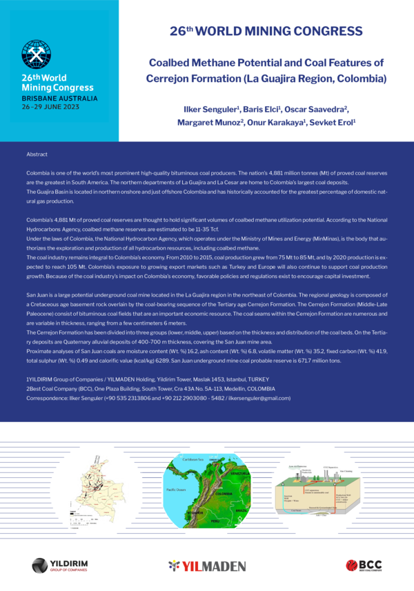 (PDF) Coalbed Methane Potential and Coal Features of Cerrejon Formation ...