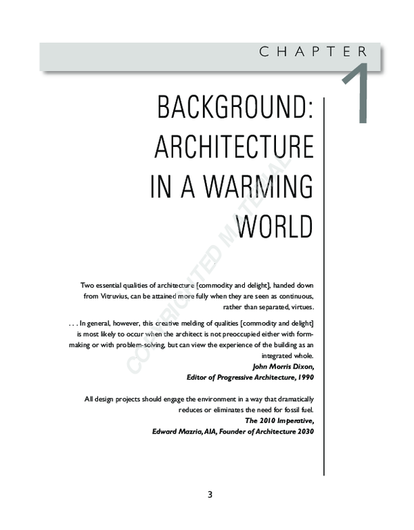 (PDF) Heating, Cooling, Lighting: Sustainable Design Strategies Towards Net Zero Architecture