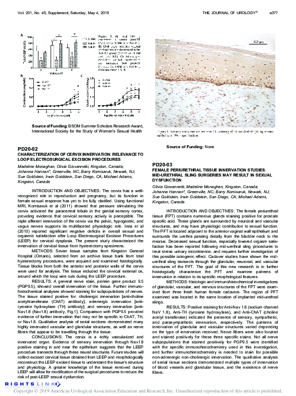 (PDF) PD20-02 CHARACTERIZATION of Cervix Innervation: Relevance to Loop Electrosurgical Excision ...
