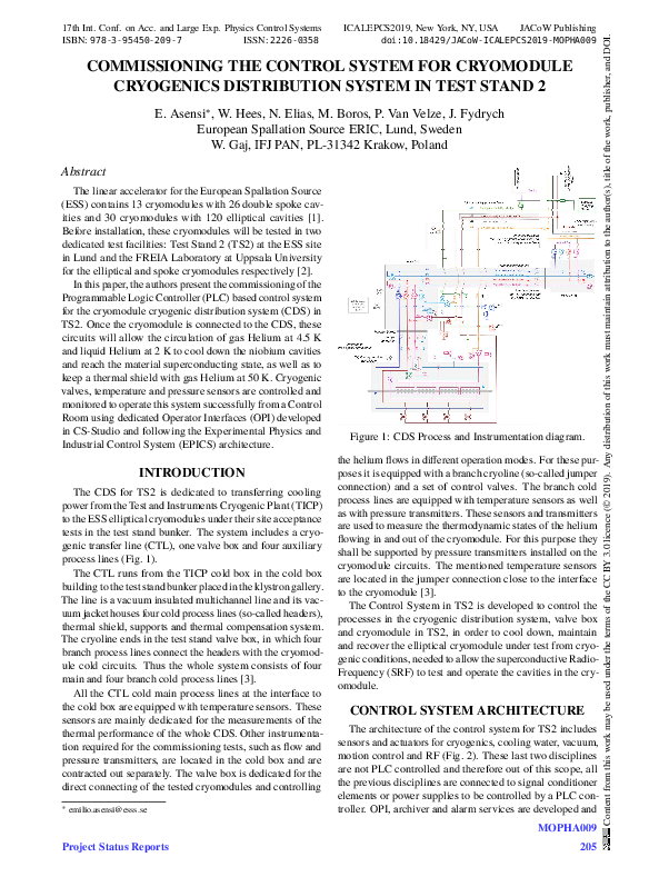 (PDF) Commissioning the Control System for Cryomodule Cryogenics ...