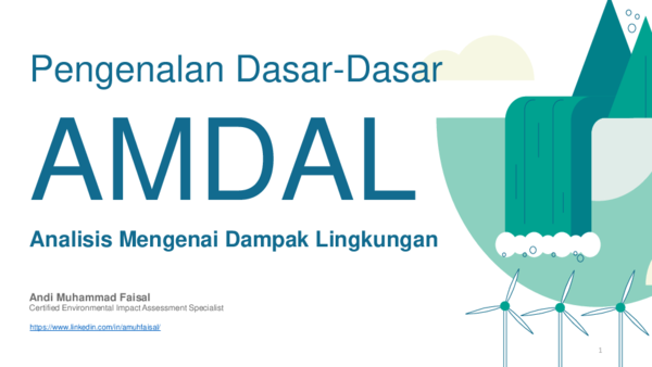 (PDF) Pengenalan Dasar Dasar Amdal