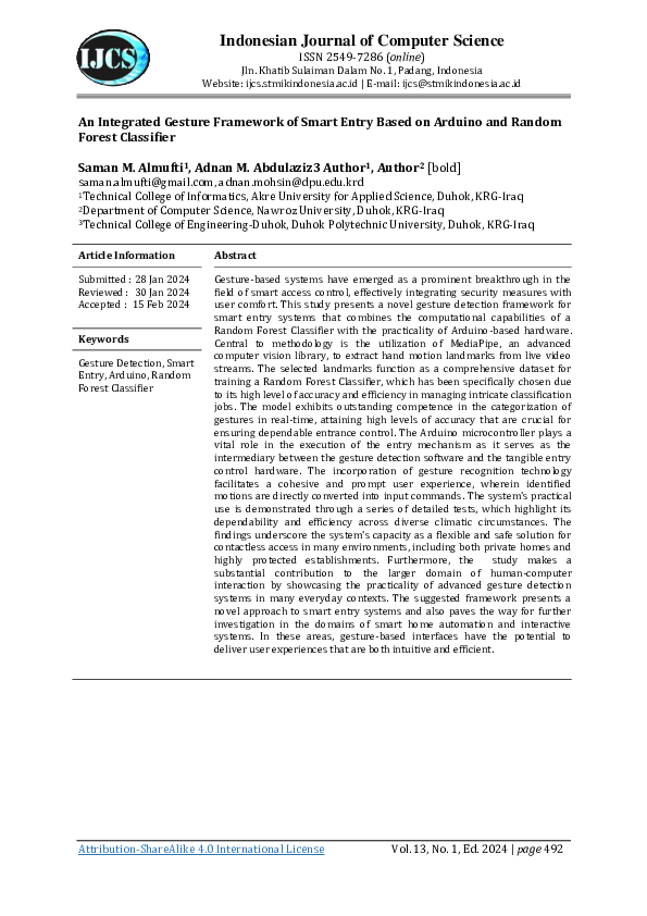 (PDF) Indonesian Journal of Computer Science