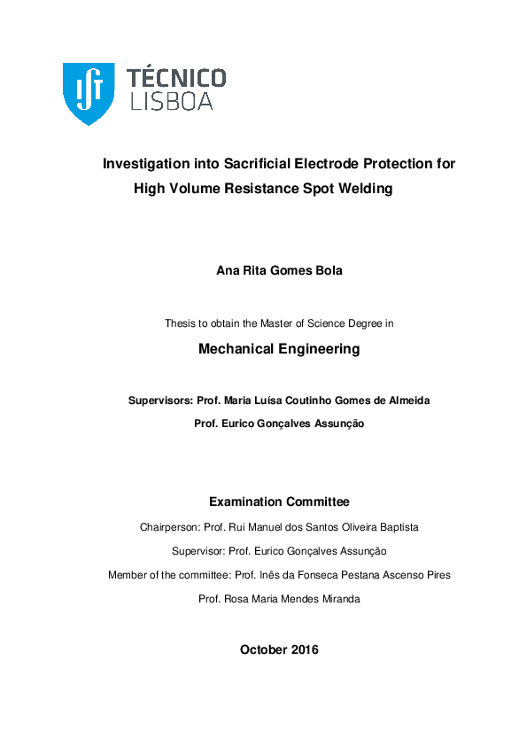 (PDF) Investigation into Sacrificial Electrode Protection for High ...
