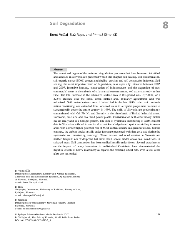 (PDF) Soil Degradation