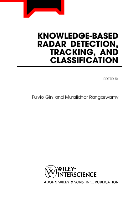 (PDF) Knowledge‐Based Radar Detection, Tracking, and Classification