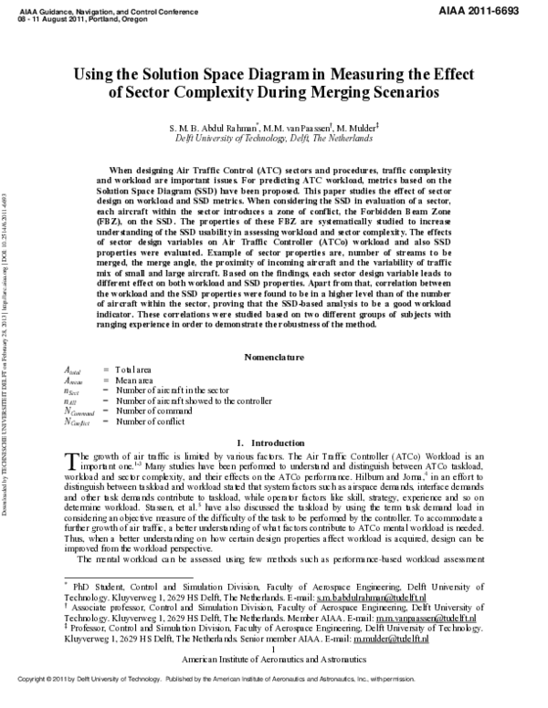 (PDF) Using the Solution Space Diagram in Measuring the Effect of ...