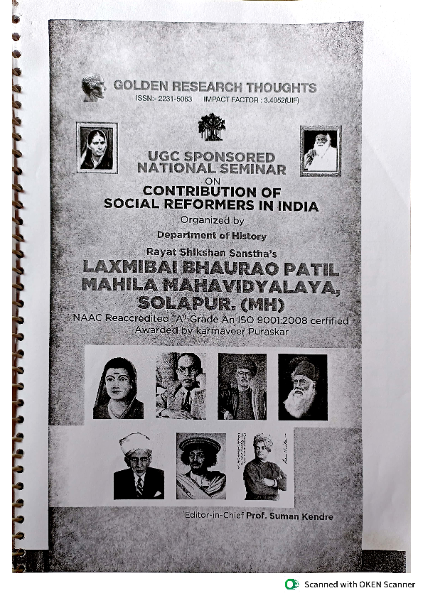 (PDF) Indian Social Reform Movement Role of Media