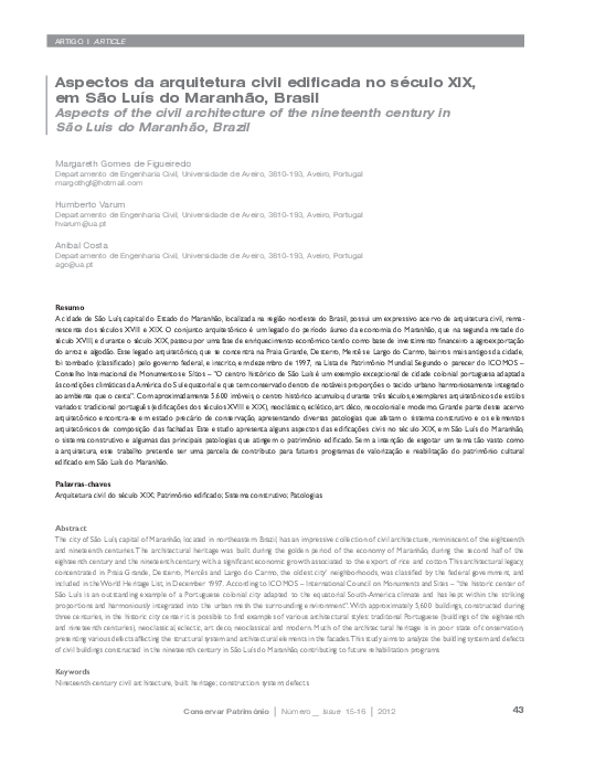 (PDF) Aspects of the civil architecture of the nineteenth century in ...