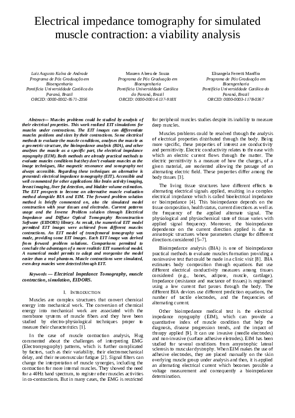 (PDF) Electrical impedance tomography for simulated muscle contraction ...