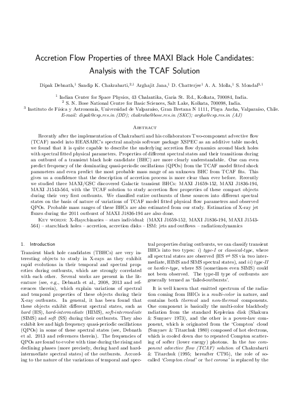 (PDF) Accretion Flow Properties of three MAXI Black Hole Candidates ...
