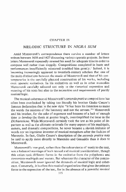 (PDF) IV. Melodic Structure in Nigra Sum