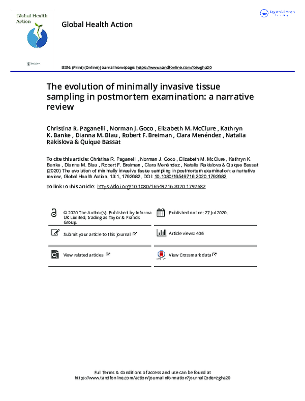 (PDF) Minimally Invasive Tissue Sampling Evolution in Autopsies