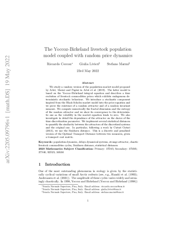 (PDF) The Yoccoz–Birkeland livestock population model coupled with ...