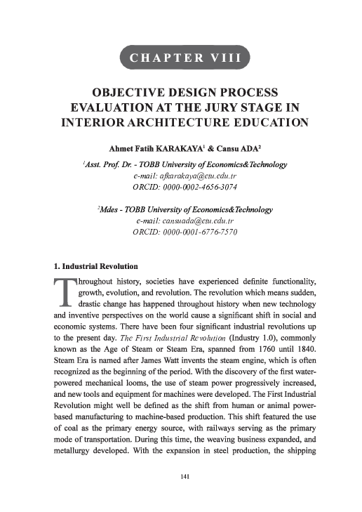 (PDF) Objective Design Process Evaluation at the Jury Stage in Interior ...