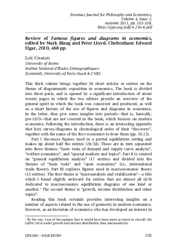 (PDF) Famous figures and diagrams in economics, edited by Mark Blaug ...