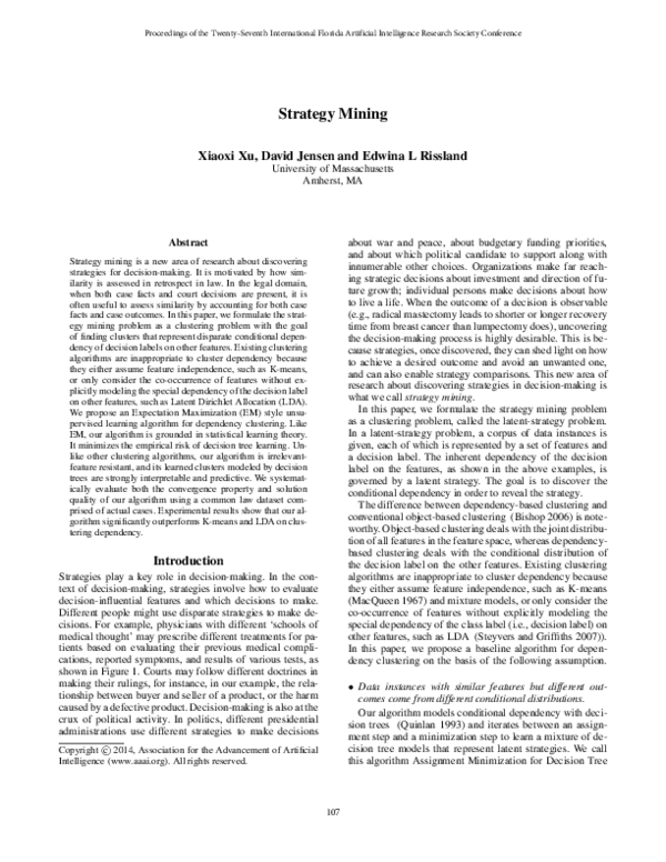 (PDF) Strategy Mining
