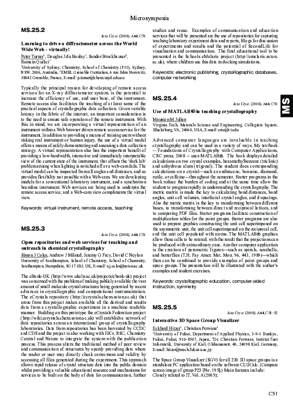 (PDF) Interactive 3D Space Group Visualizer