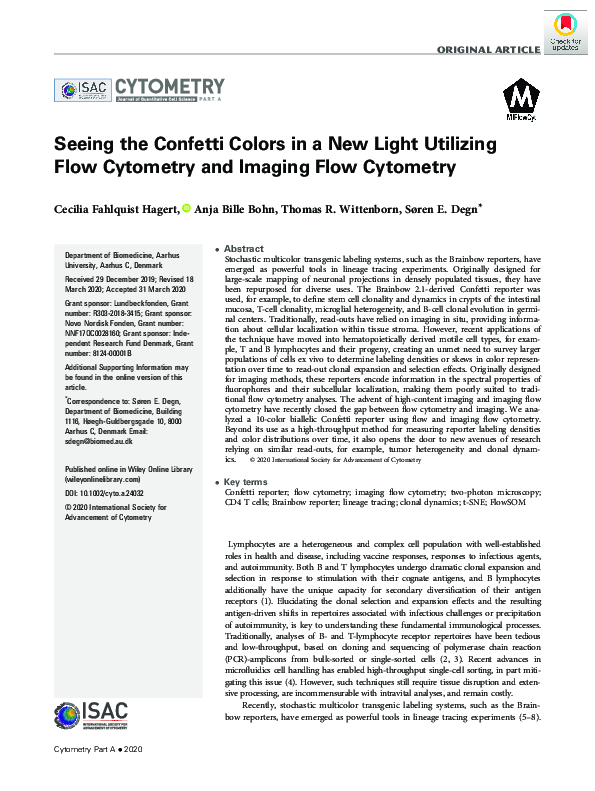 (PDF) Seeing the Confetti Colors in a New Light Utilizing Flow ...