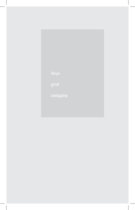 (PDF) Augustinas Dainys Akys girdi sielagėlę