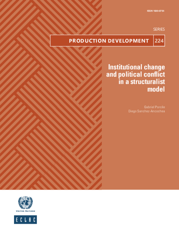 (PDF) Institutional change and political conflict in a structuralist model