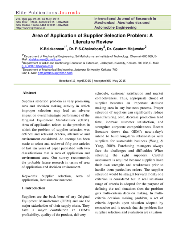(PDF) International Journal of Research in Mechanical, Mechatronics and Area of Application of ...