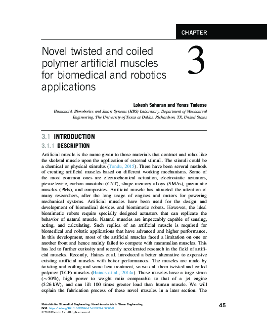 (PDF) Novel twisted and coiled polymer artificial muscles for biomedical and robotics ...