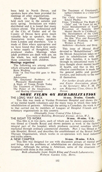 (PDF) Some Films on Rehabilitation