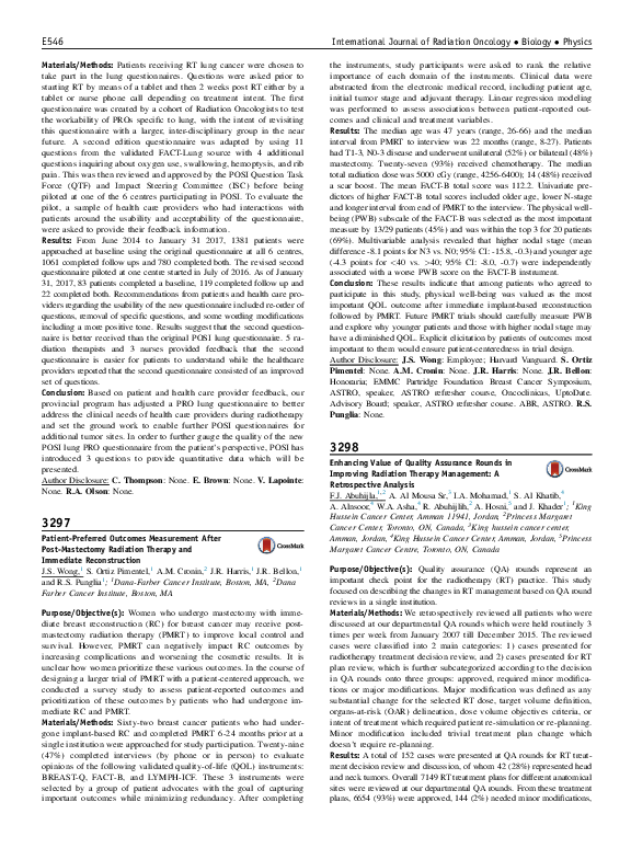 (PDF) Enhancing Value of Quality Assurance Rounds in Improving Radiation Therapy Management: A ...