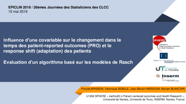 (PDF) Influence d’une covariable sur le changement dans le temps des ...