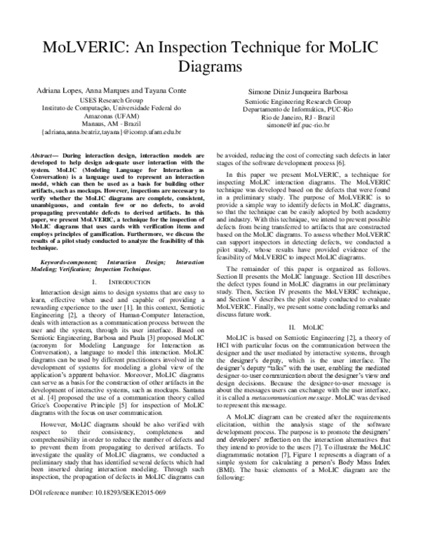 (PDF) MoLVERIC: An Inspection Technique for MoLIC Diagrams