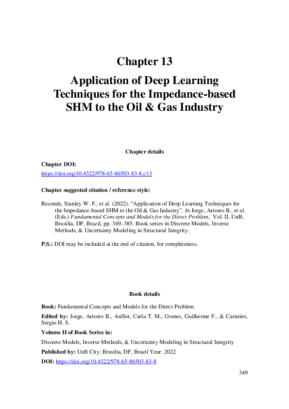 (PDF) Application of Deep Learning Techniques for the Impedance-based ...