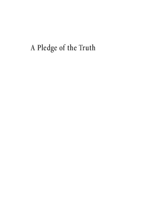 (PDF) A Pledge of the Truth: Theophilus of Antioch's Doctrine of ...