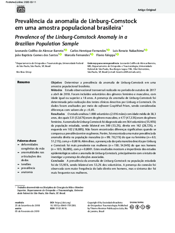 (PDF) Prevalência da anomalia de Linburg-Comstock em uma amostra ...