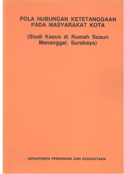 (PDF) Pola hubungan ketetanggaan pada masyarakat kota : (studi kasus di ...