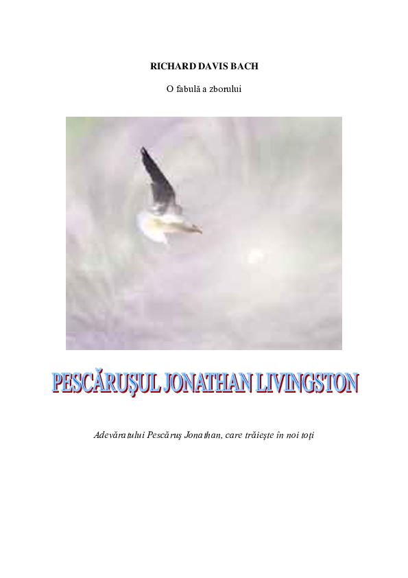 (PDF) Pescarusul Jonathan Livingston