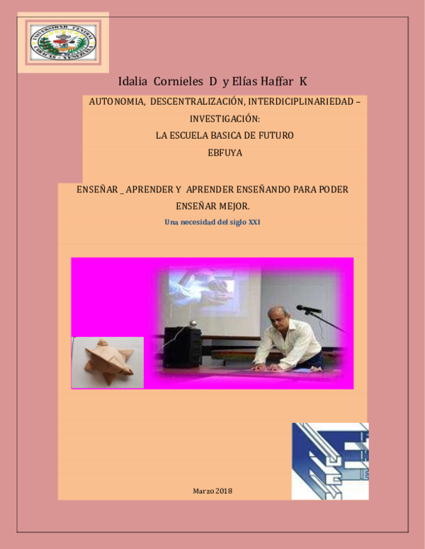 (PDF) La escuela básica del futuro, EBFUYA. Una necesidad del Siglo XXI ...