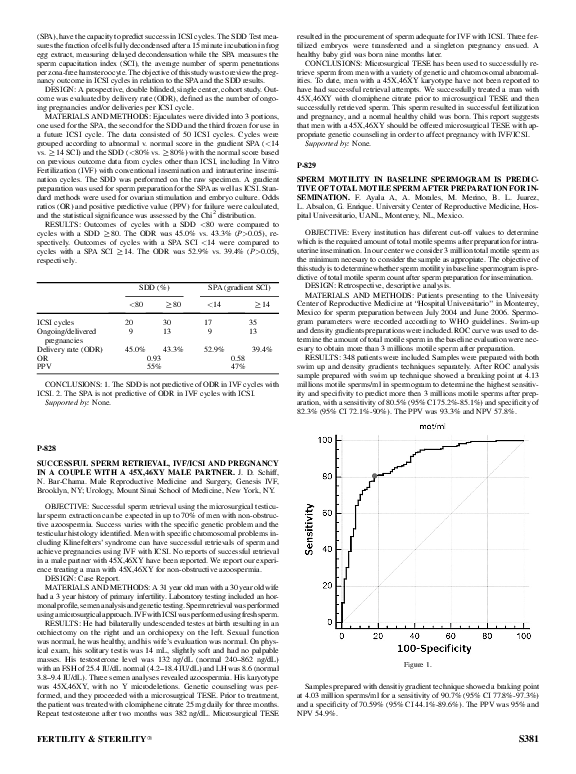 (PDF) Sperm motility in baseline spermogram is predictive of total ...