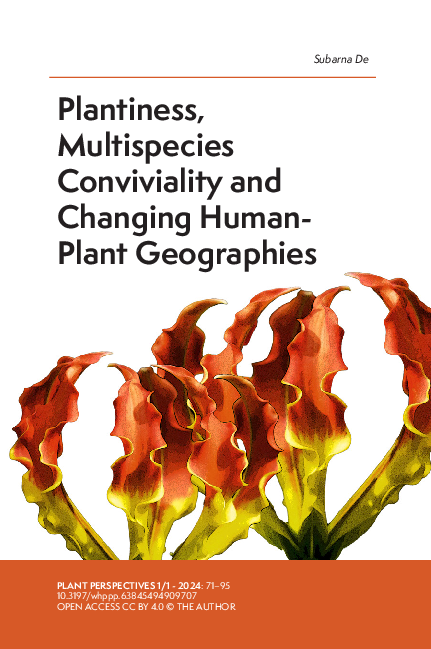 (PDF) Plantiness, Multispecies Conviviality and Changing Human-Plant ...