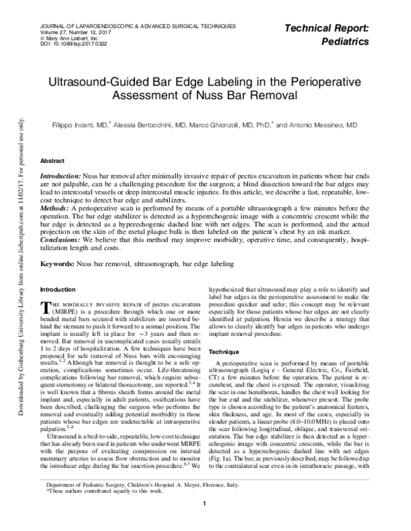 (PDF) Ultrasound-Guided Bar Edge Labeling in the Perioperative ...