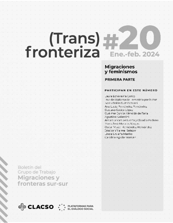 (PDF) Migrar, atorarse, permanecer y reexistir en familia por los ...