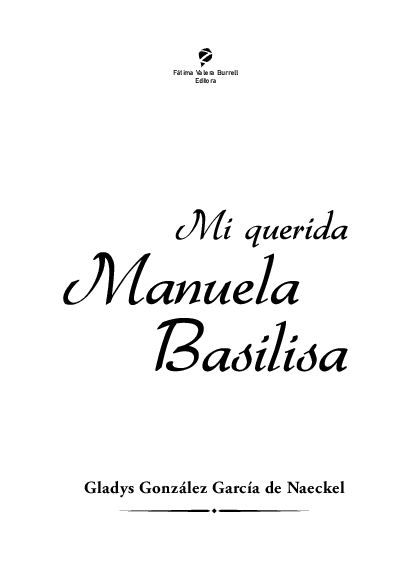 (PDF) Mi querida Manuela Basilisa