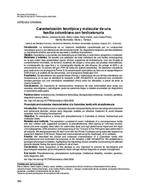 (PDF) Caracterización fenotípica y molecular de una cepa de A ...