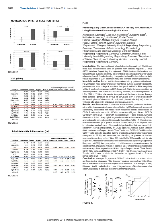(PDF) Predicting Early Viral Control under DAA Therapy for Chronic HCV ...