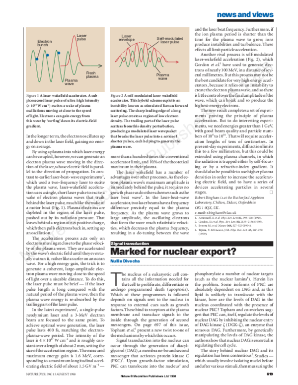 (PDF) Marked for nuclear export? | nullin divecha - Academia.edu