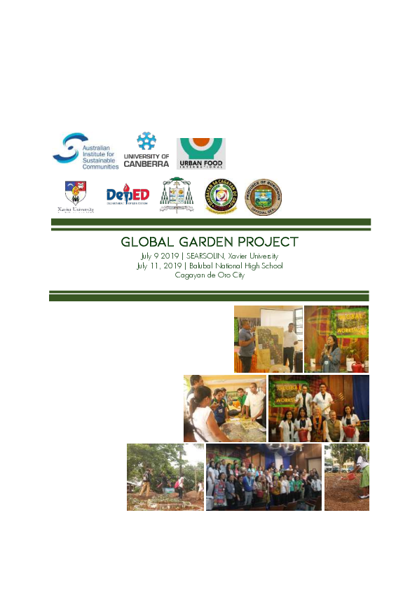 (PDF) Global Garden Project Report 2019