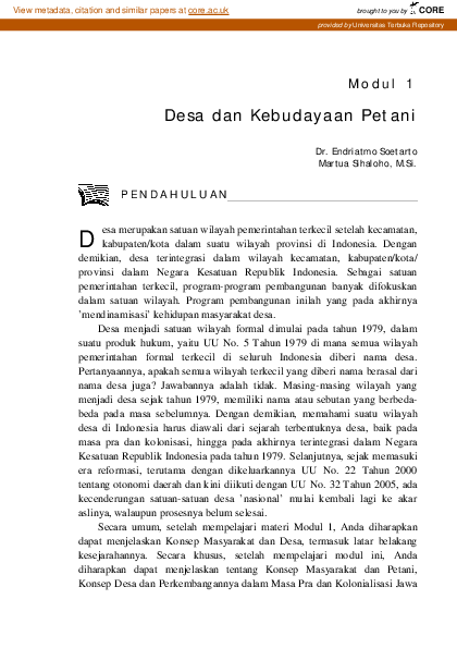 (PDF) Pembangunan Masyarakat Desa