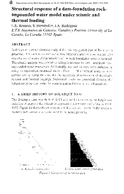 (PDF) Structural Response Of A Dam-foundation Rock-Impounded Water ...