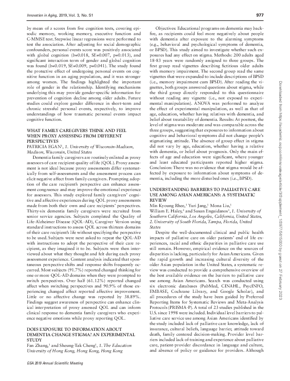 (PDF) Understanding Barriers to Palliative Care Use Among Asian Americans: A Systematic Review