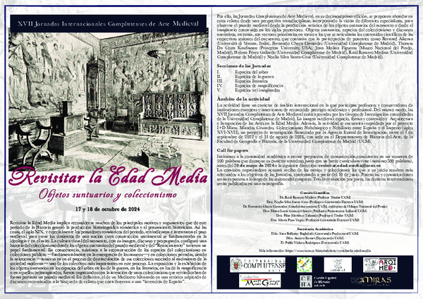 (PDF) CALL FOR PAPERS XVII Jornadas Internacionales Complutenses de ...